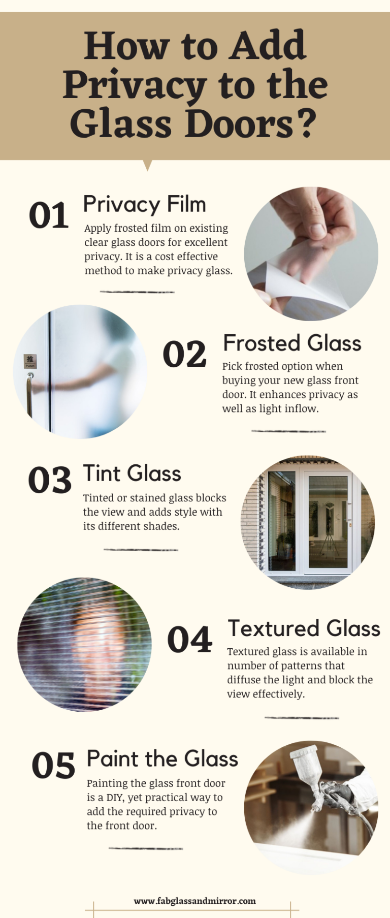 6 Ways to Enhance the Glass Front Door Privacy