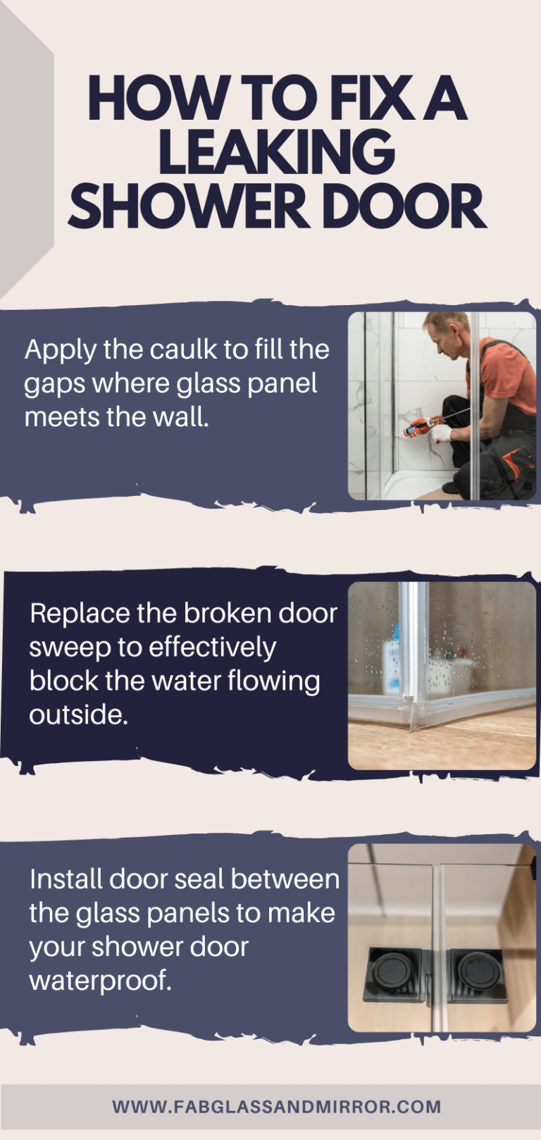Leaking Shower Door: Common Causes and Solutions