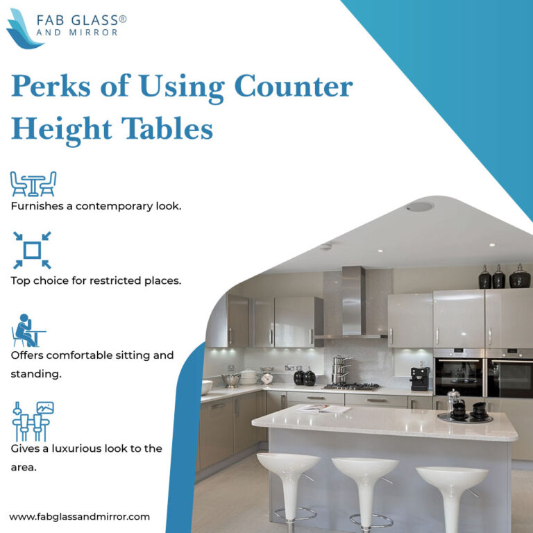 How to Build a DIY Counter Height Glass Table?