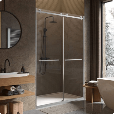 Single Frameless Glass Shower Doors Frameless Sliding Shower Door