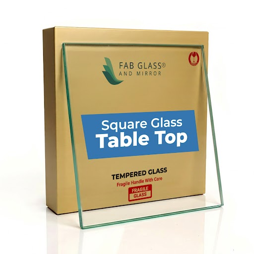 48 x 48 Inch Square Glass Table Top – Heavy-Duty Surface